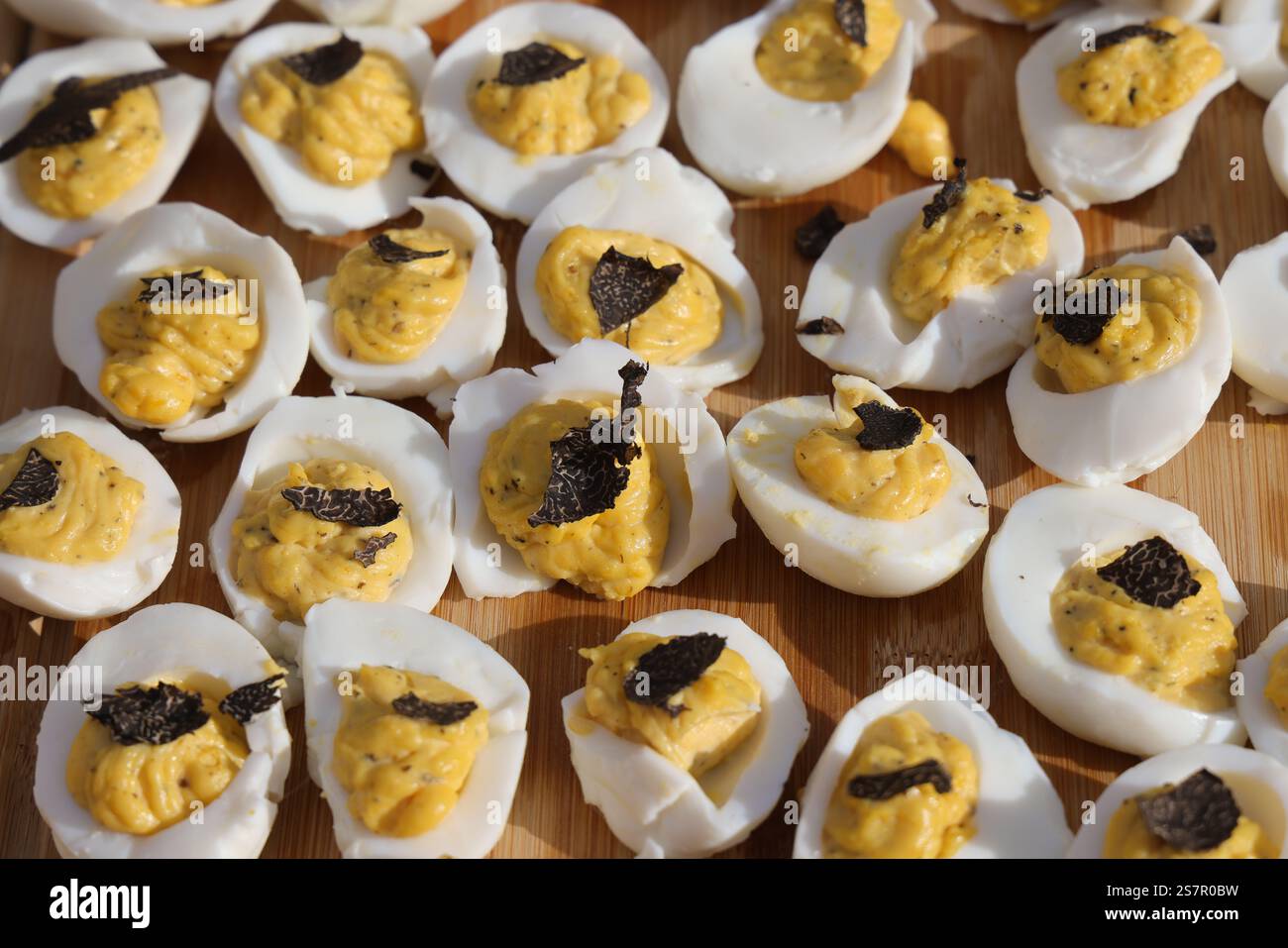 Truffle festival in the medieval town of Sarlat in the Périgord Noir in the southwest of France ...