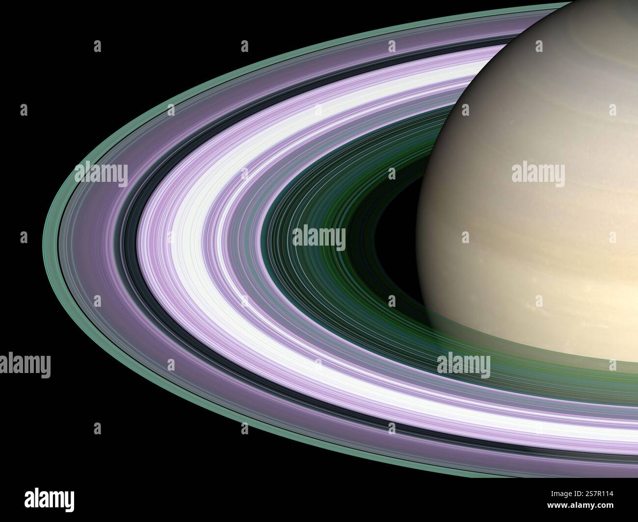 Detailed view ring system hi-res stock photography and images - Alamy
