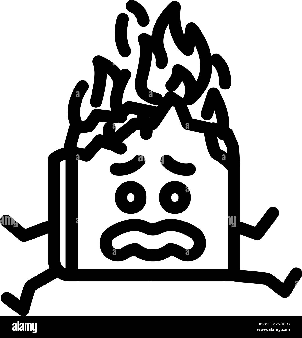 clever book character line icon vector. clever book character sign ...