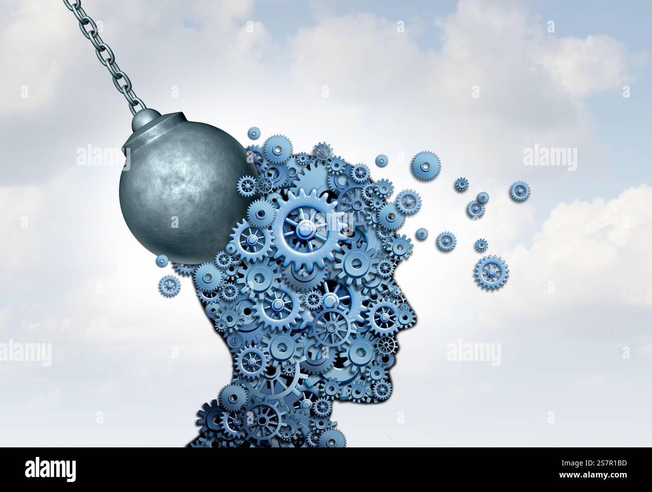 Stress And Brain Function as a mental health concept for psychological ...