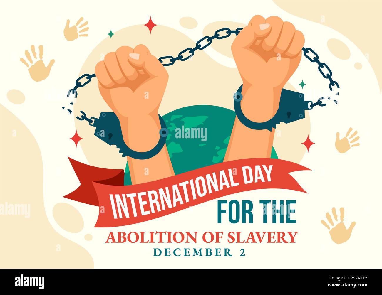 International Day for the Abolition of Slavery Vector Illustration on ...