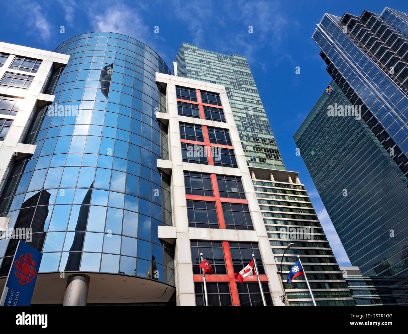 Toronto Canada / The Canadian Broadcasting Centre in Downtown Toronto ...