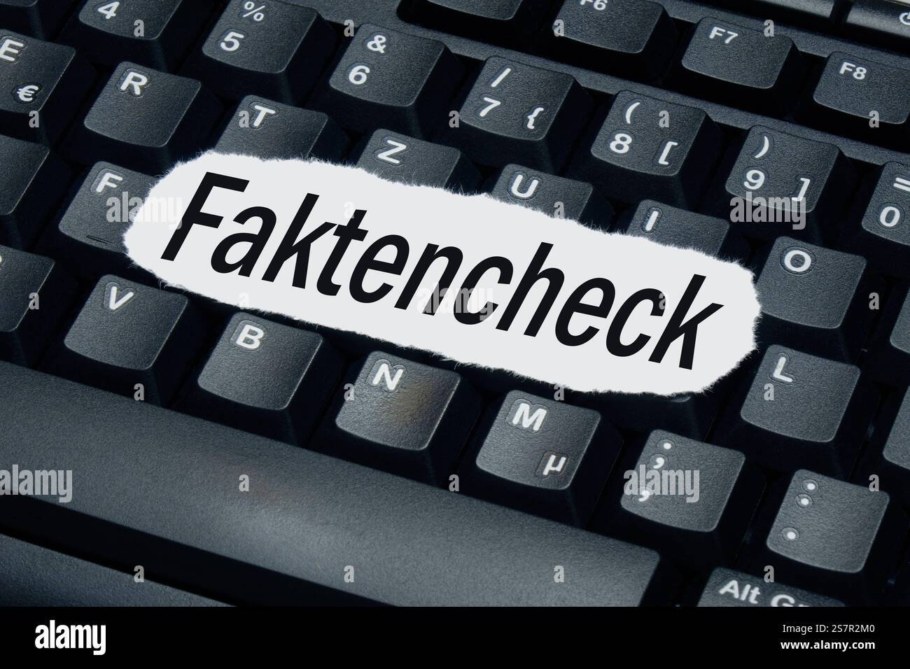Tastatur und Schriftzug Faktencheck Tastatur und Schriftzug Faktencheck ...