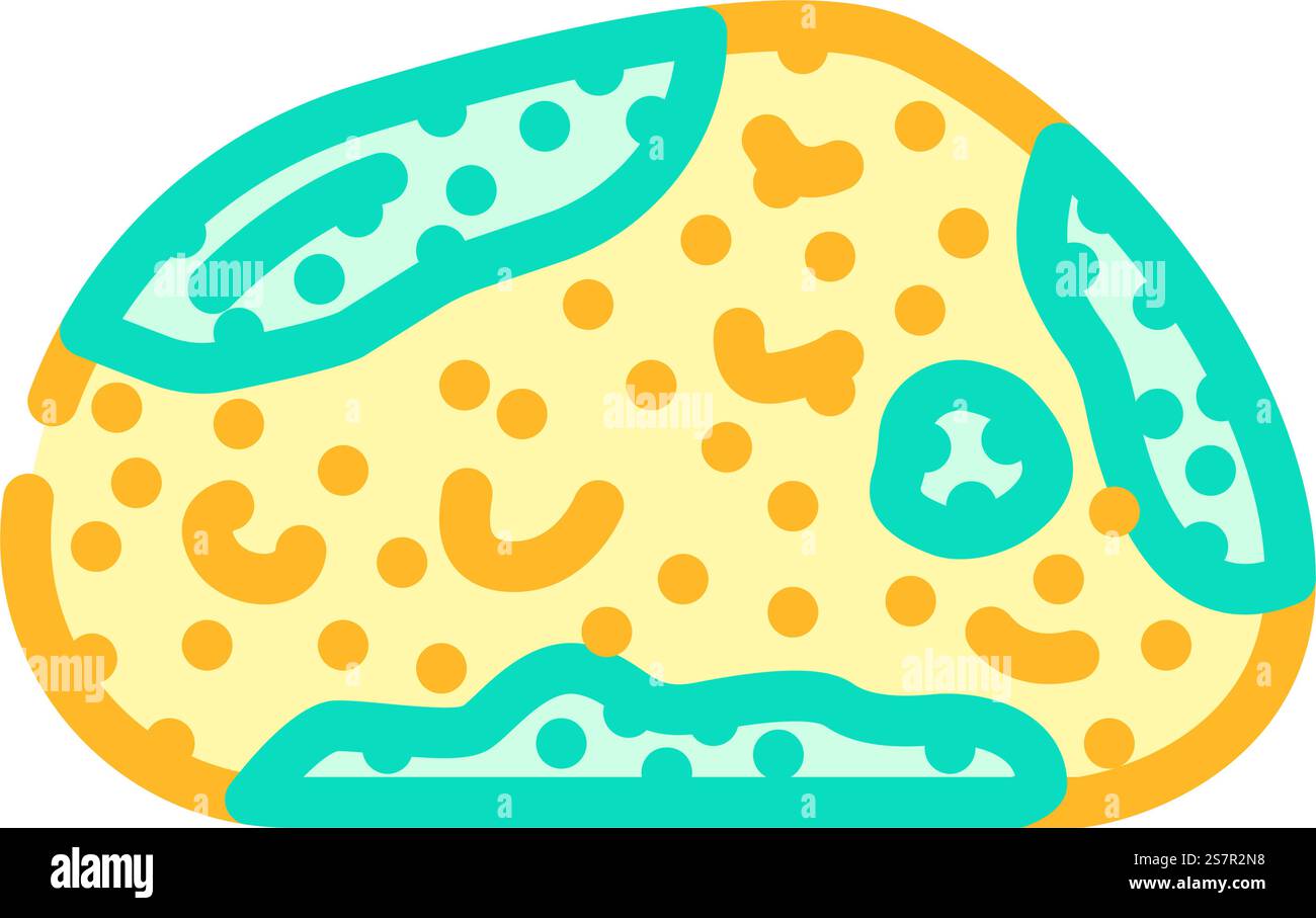 bread rotten food color icon vector. bread rotten food sign. isolated ...