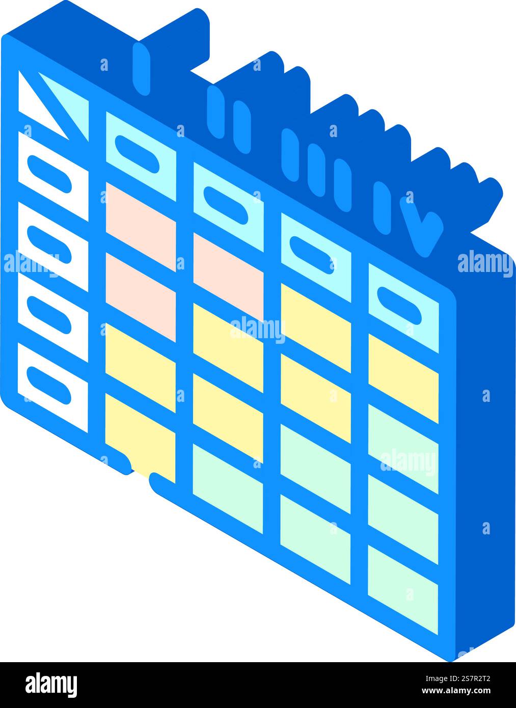 risk assessment isometric icon vector. risk assessment sign. isolated ...