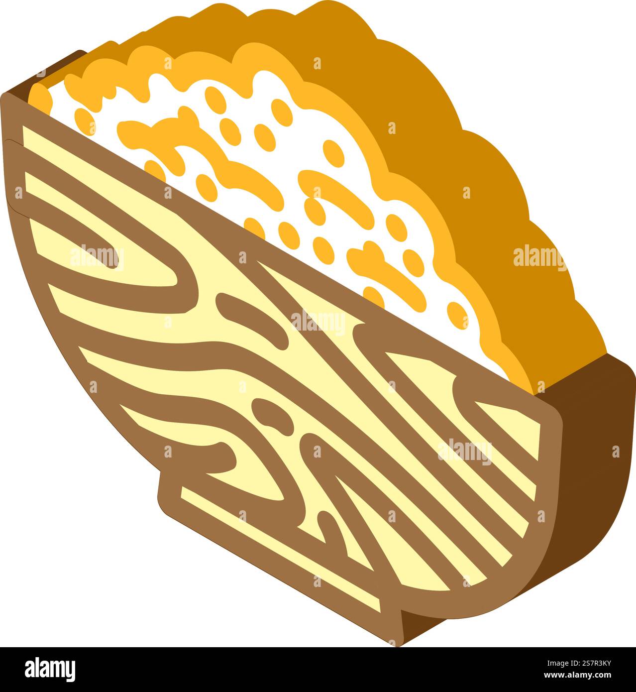 bowl barley grain isometric icon vector. bowl barley grain sign ...