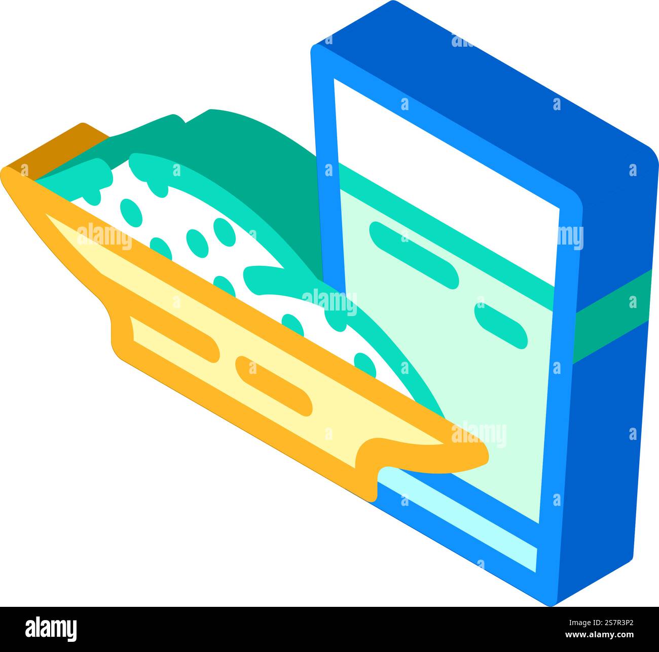grass juice barley isometric icon vector. grass juice barley sign ...