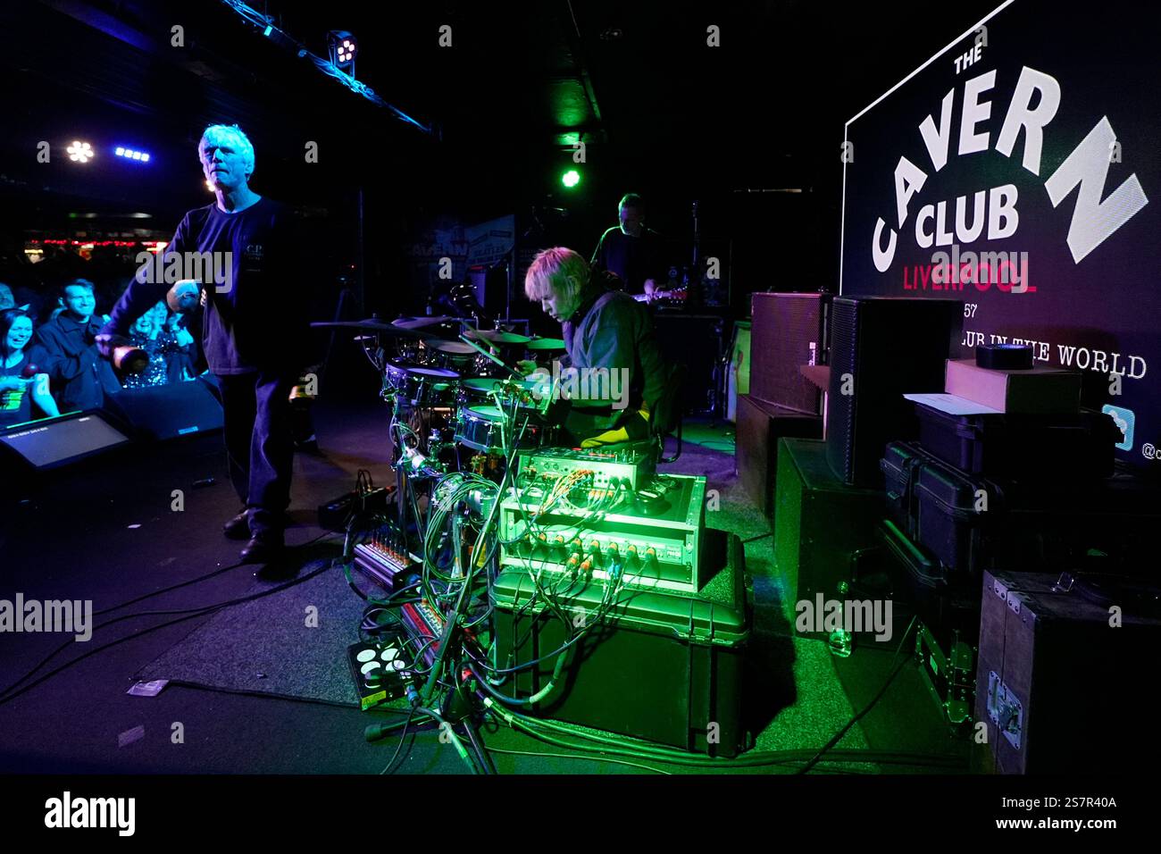 Zak Starkey, son of Sir Ringo Star, on drums performing with fellow ...