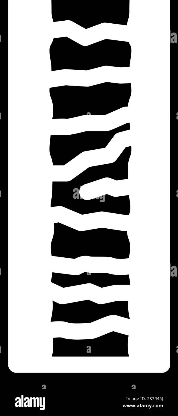 drill core samples glyph icon vector. drill core samples sign. isolated ...