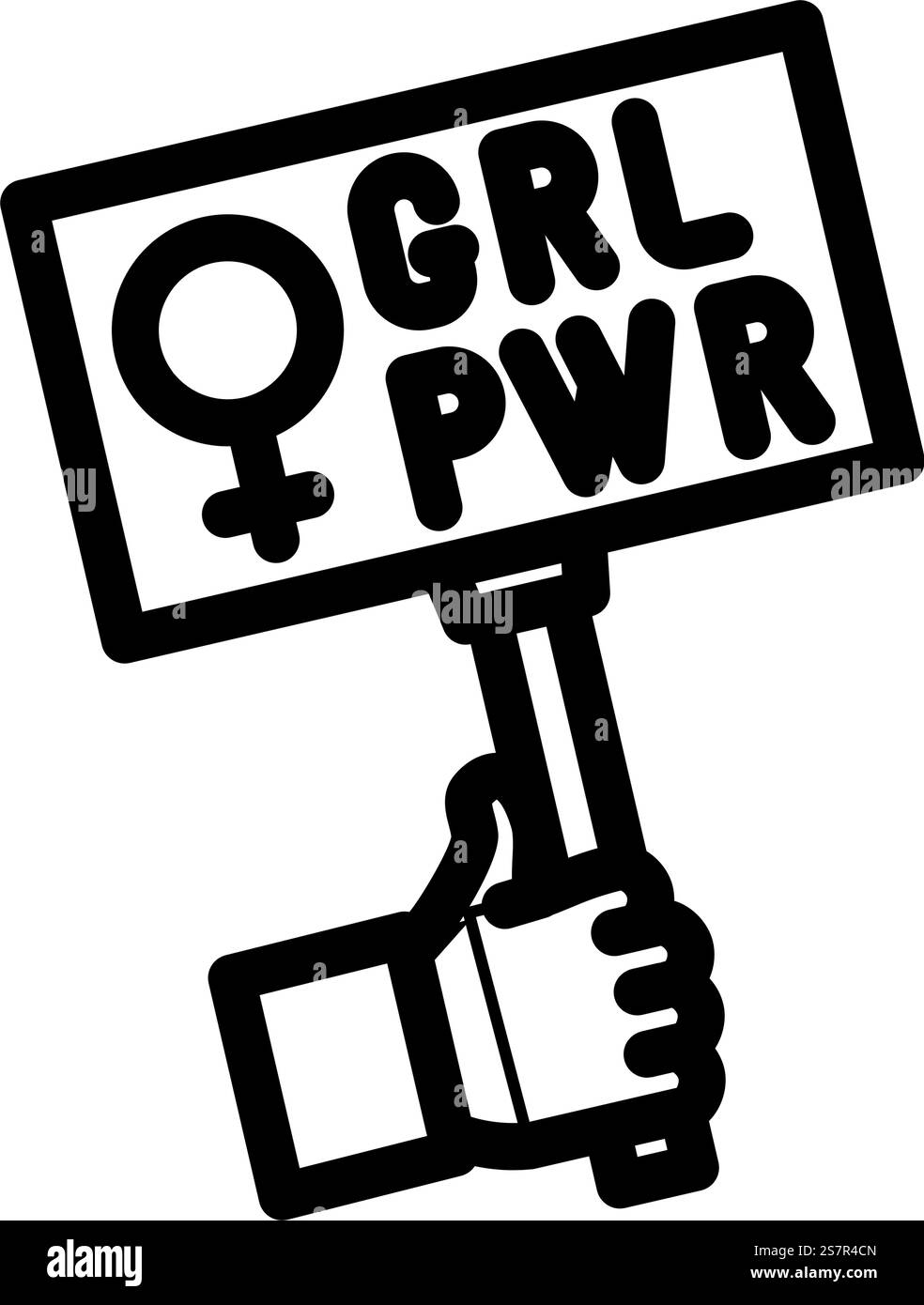 feminist activist feminism woman line icon vector. feminist activist ...