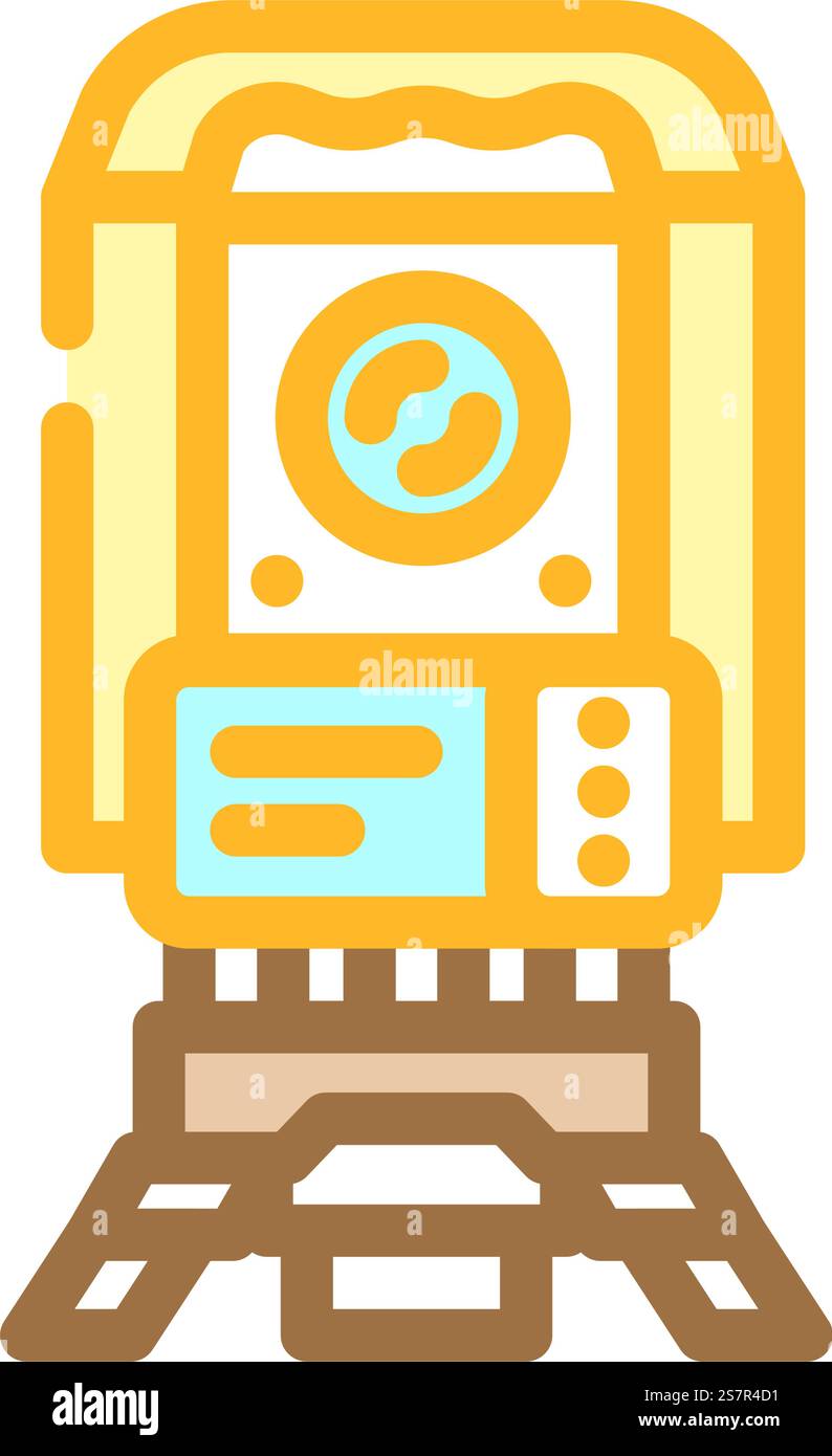 surveying tools mining color icon vector. surveying tools mining sign ...