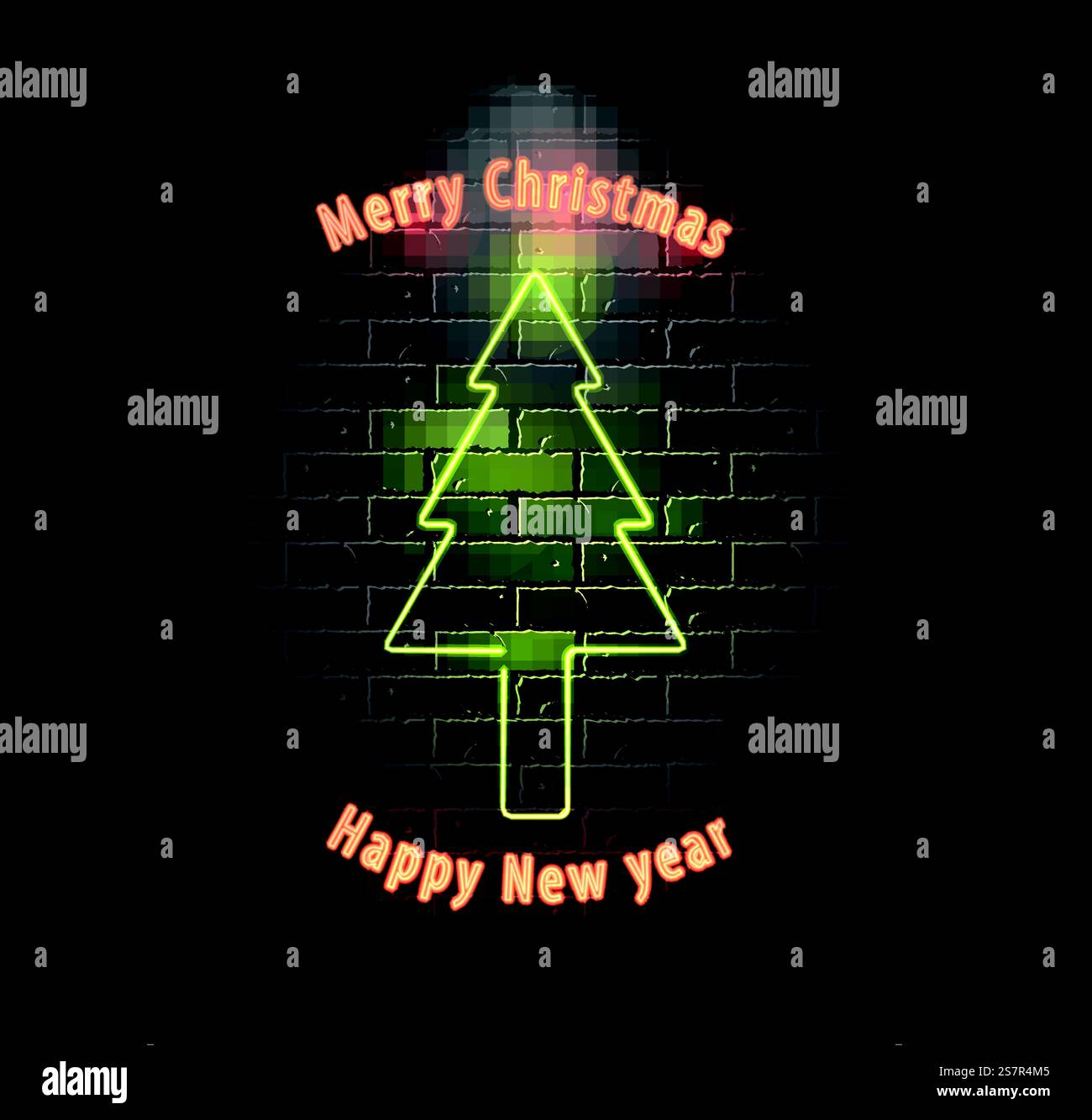 Neon icon message new Stock Vector Images - Alamy