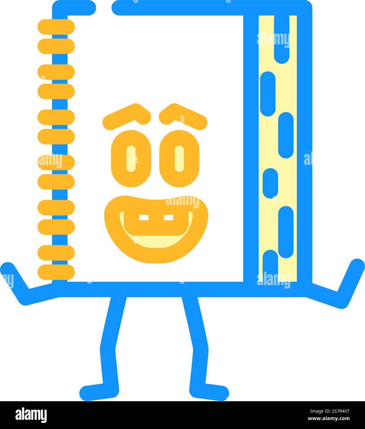 textbook book character color icon vector. textbook book character sign ...