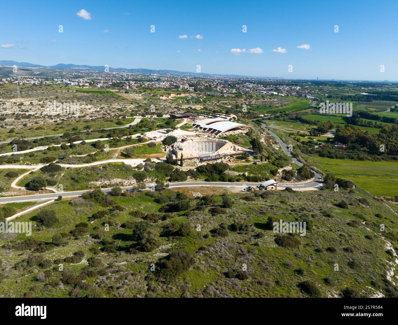 The archaeological remains of Kourion. The city-kingdom was associated ...