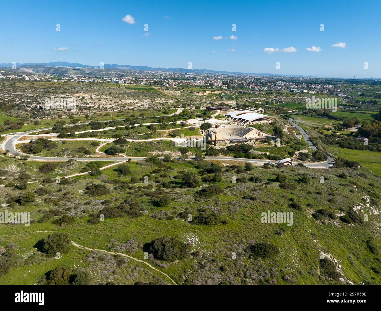 The archaeological remains of Kourion. The city-kingdom was associated ...