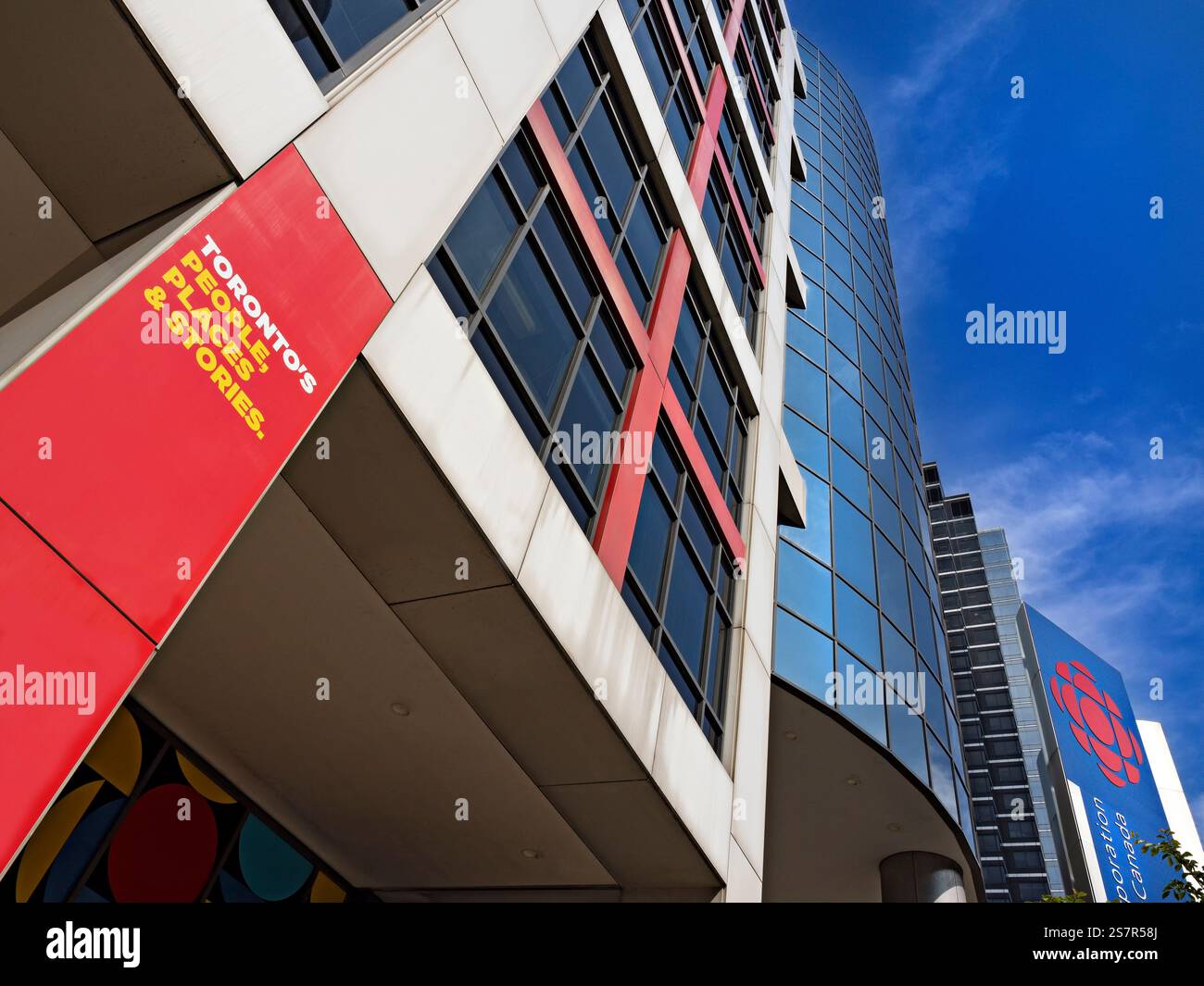 Toronto Canada / The Canadian Broadcasting Centre in Downtown Toronto ...