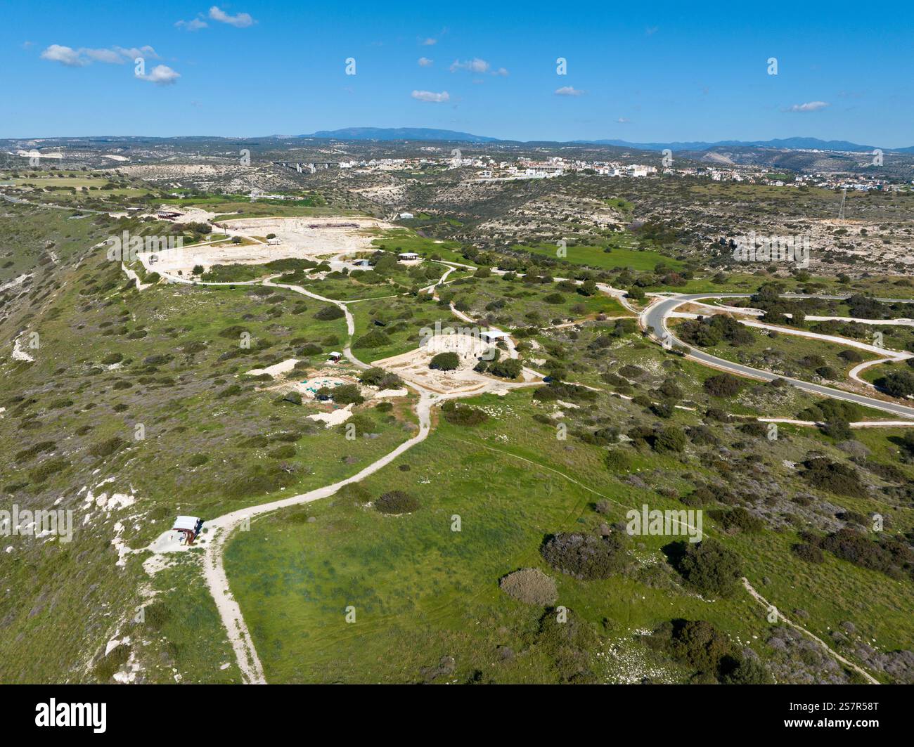 The archaeological remains of Kourion. The city-kingdom was associated ...