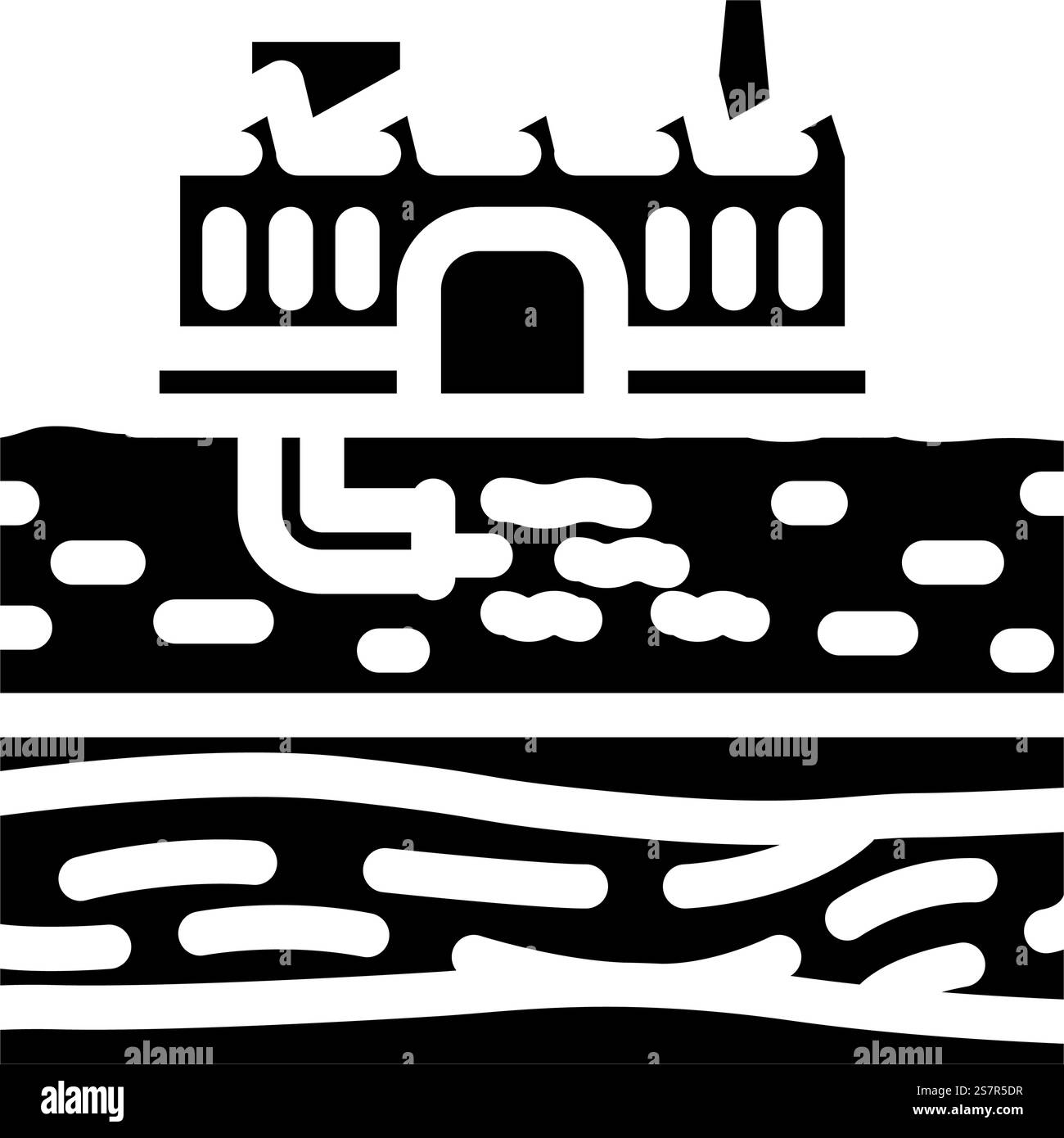 groundwater protection hydrogeologist glyph icon vector. groundwater ...