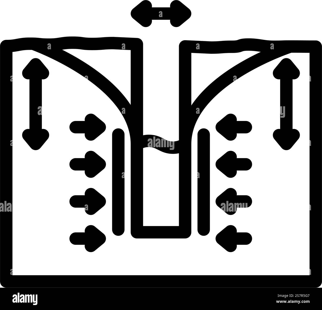 pumping tests hydrogeologist line icon vector. pumping tests ...