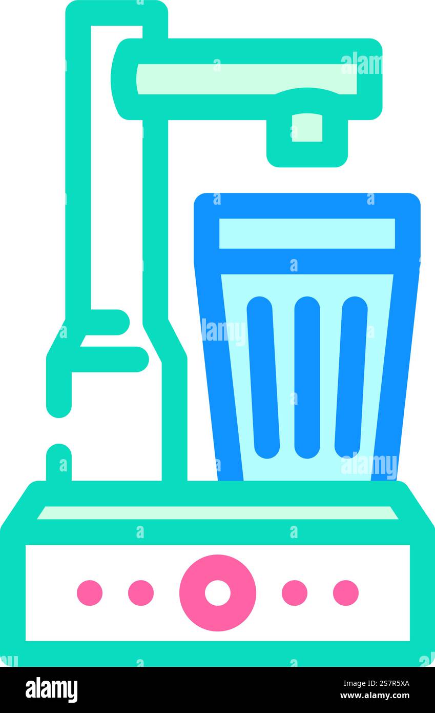 smart water dispenser home color icon vector. smart water dispenser ...