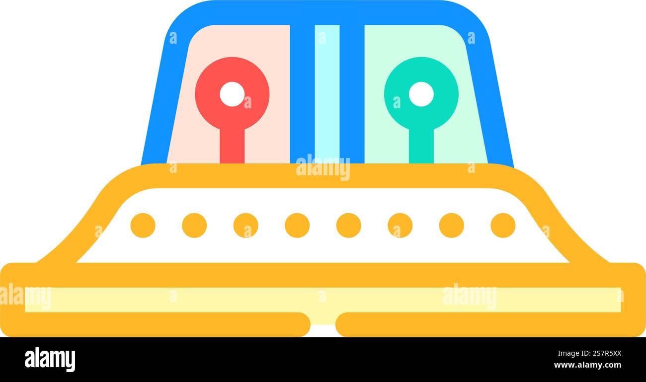 wingtip lights aircraft color icon vector. wingtip lights aircraft sign ...