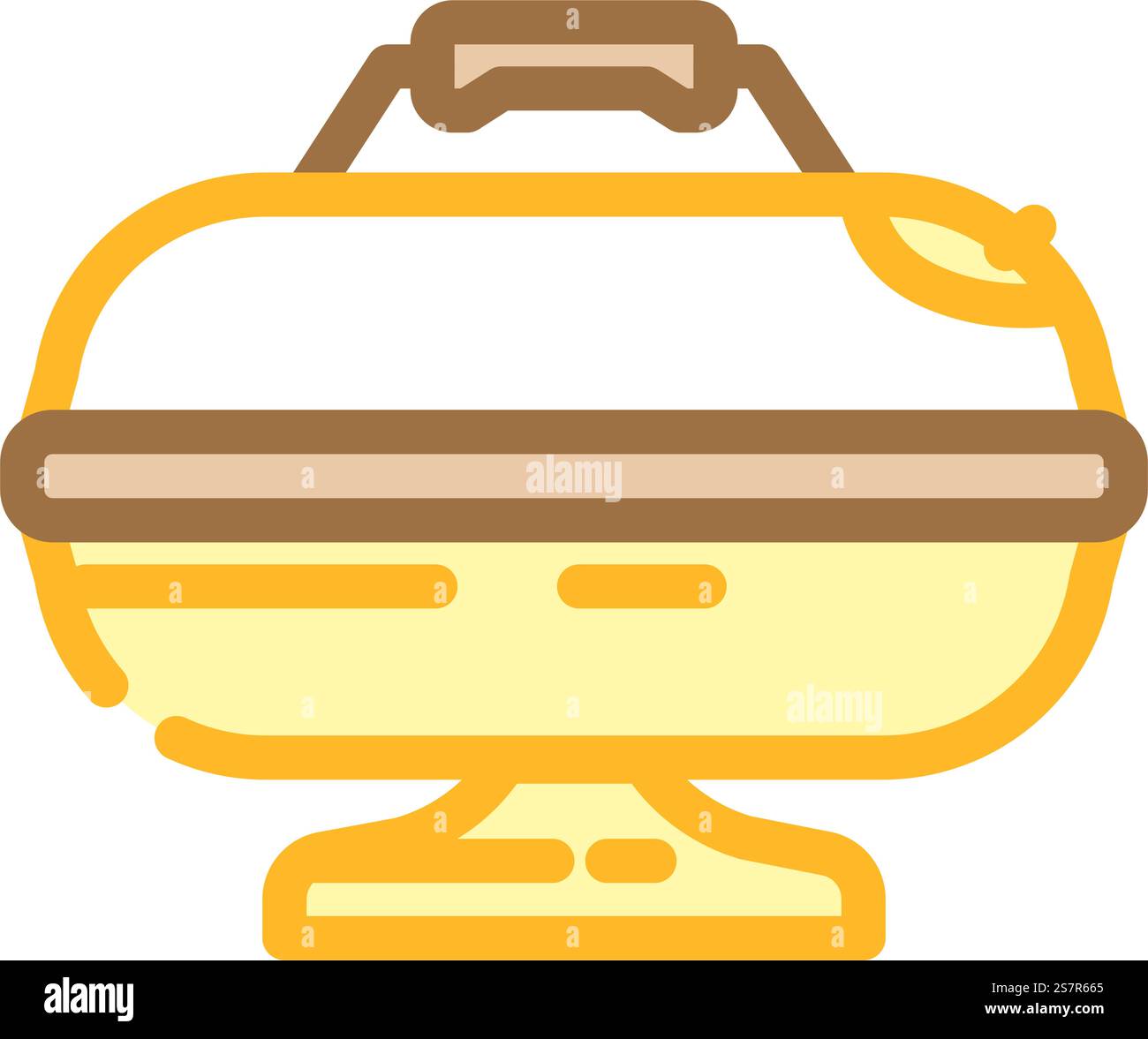 smoker beef color icon vector. smoker beef sign. isolated symbol ...