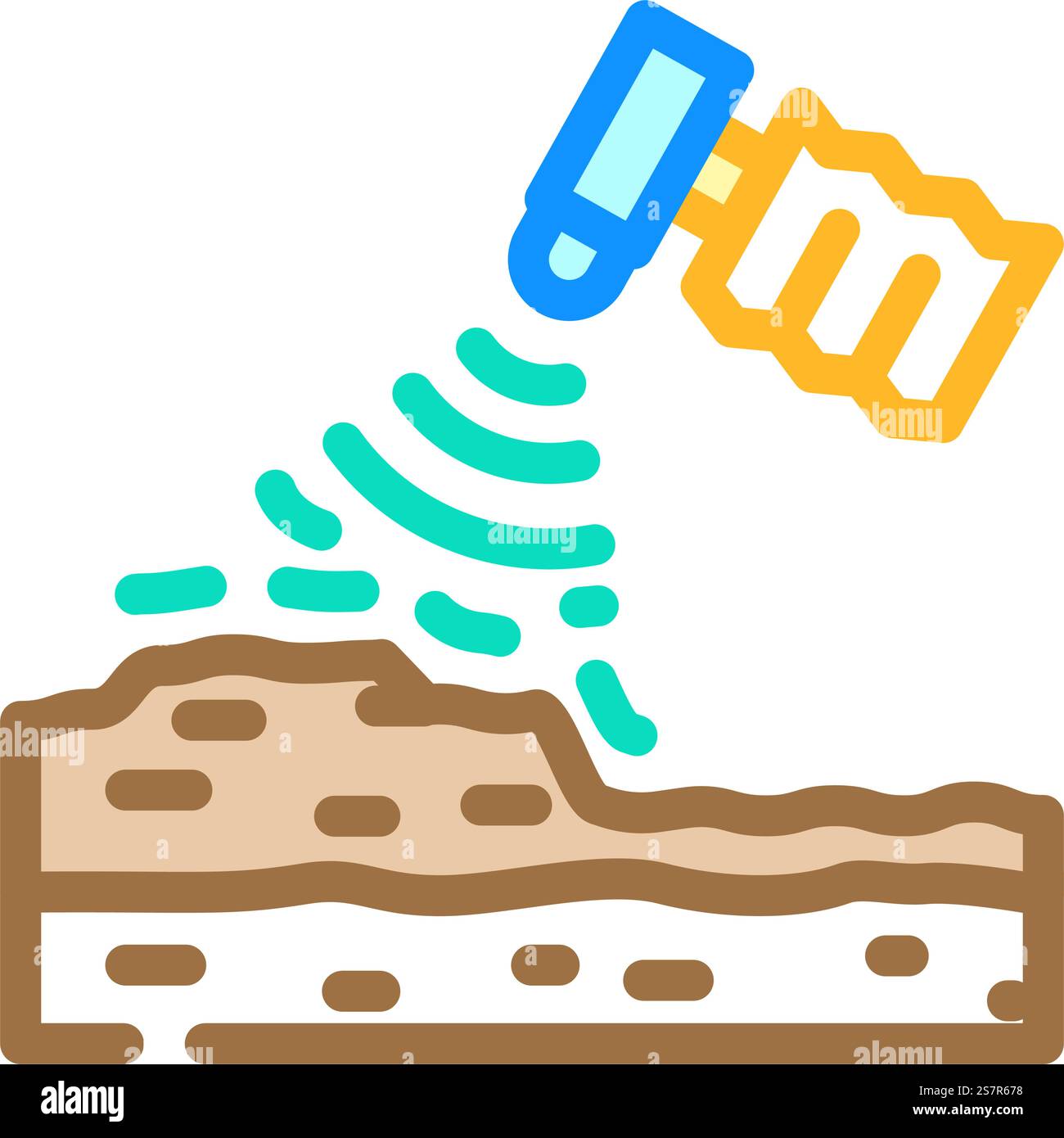 geotechnical analysis hydrogeologist color icon vector. geotechnical ...