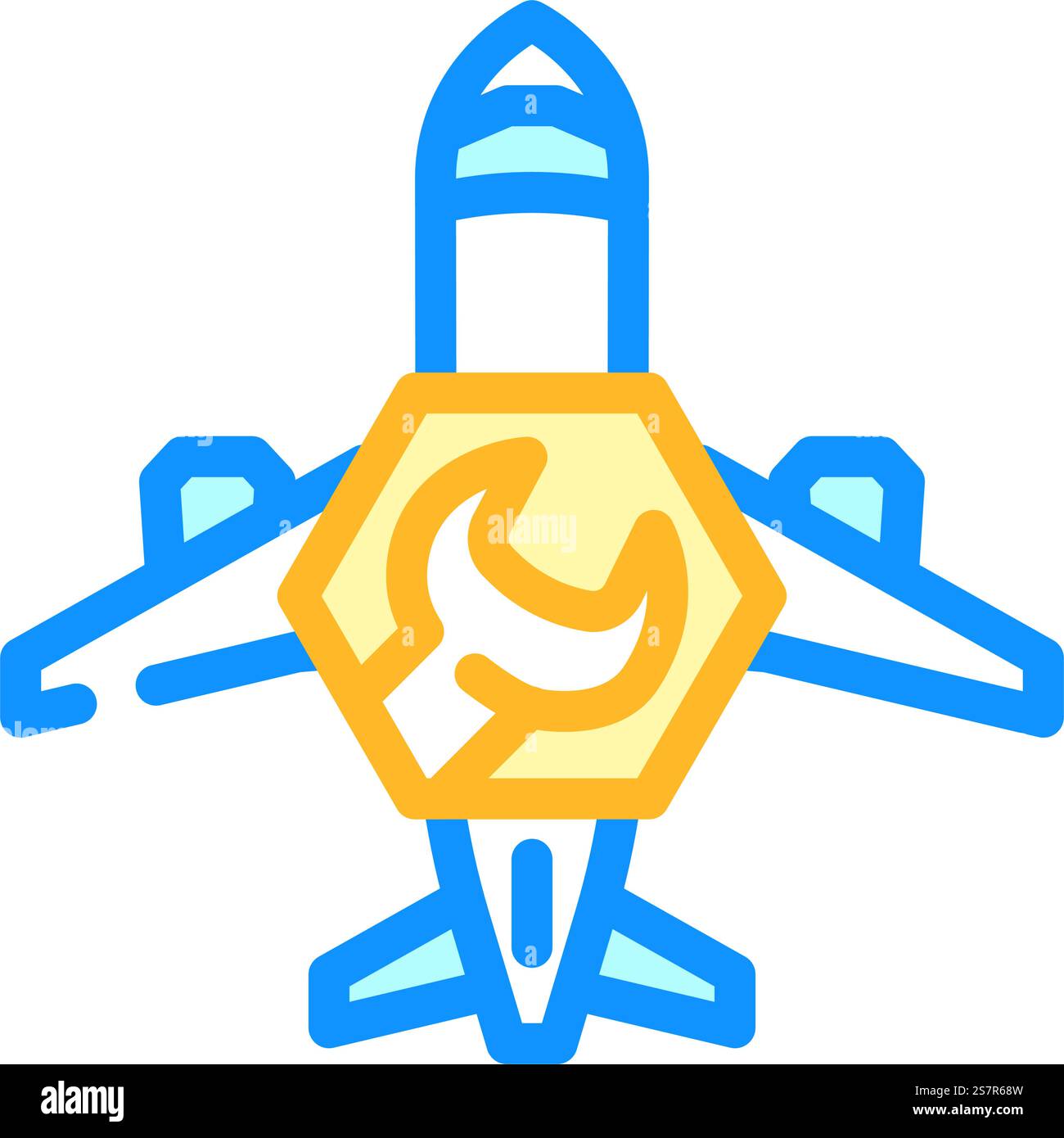 aircraft repair color icon vector. aircraft repair sign. isolated ...