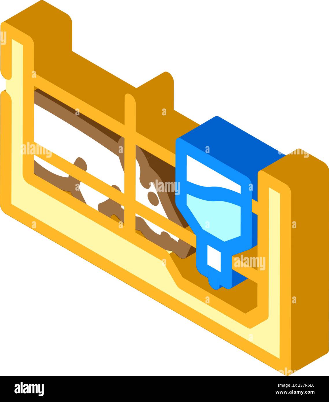 pigsty farm animal isometric icon vector. pigsty farm animal sign ...