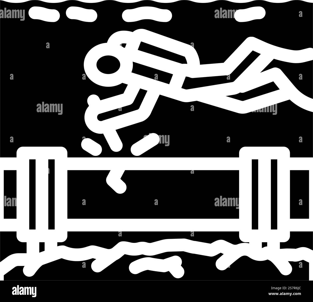 underwater welding ship glyph icon vector. underwater welding ship sign ...