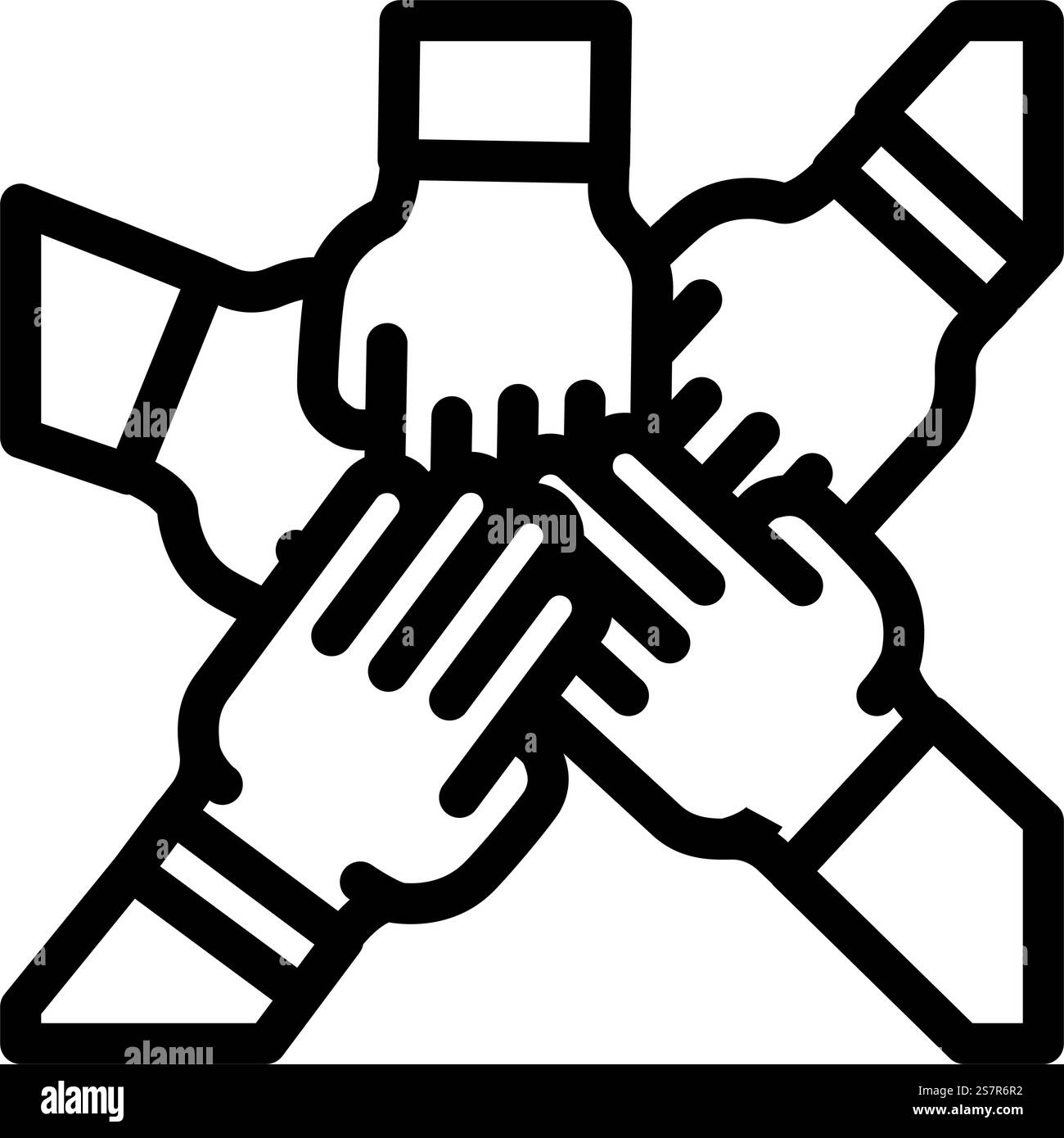diversity inclusion feminism woman line icon vector. diversity ...