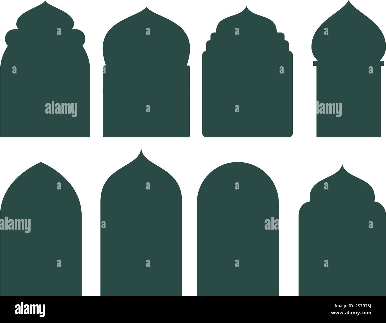 Islamic geometric green pattern background Cut Out Stock Images ...