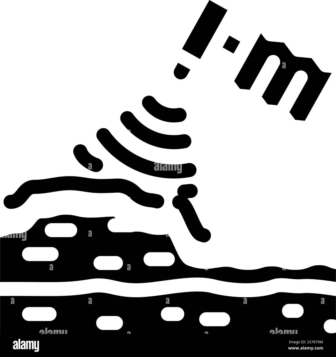 geotechnical analysis hydrogeologist glyph icon vector. geotechnical ...