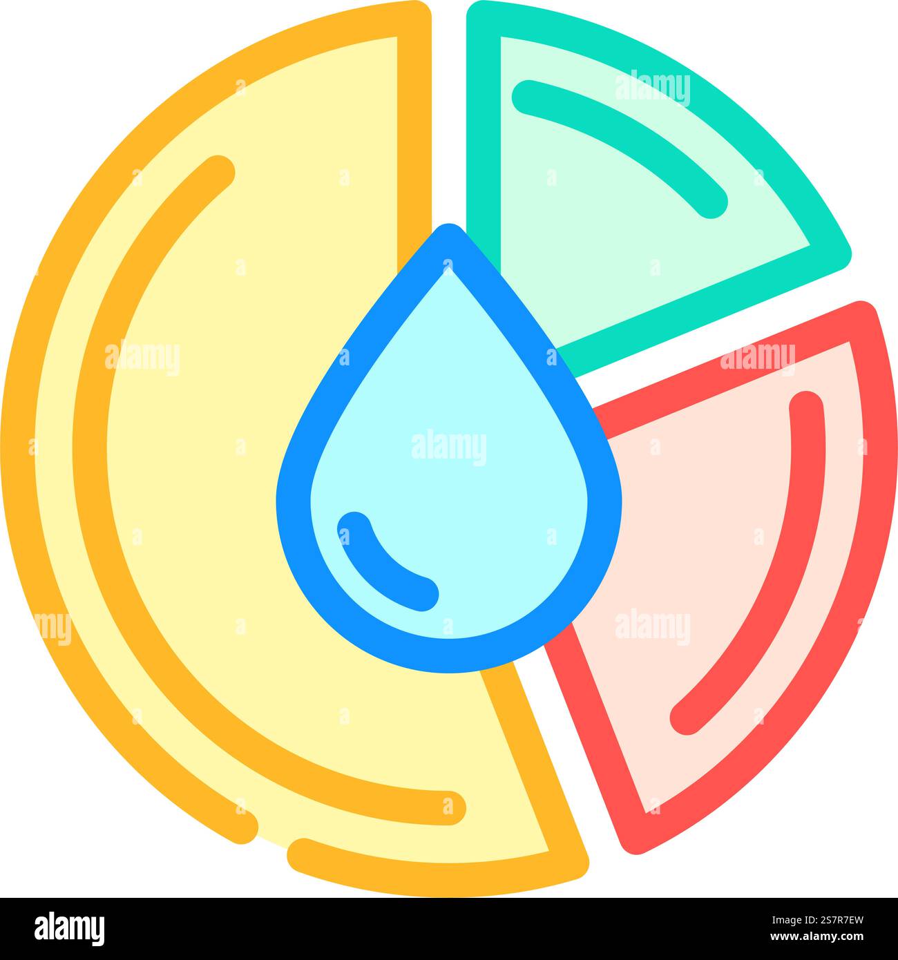 water resource management hydrogeologist color icon vector. water ...