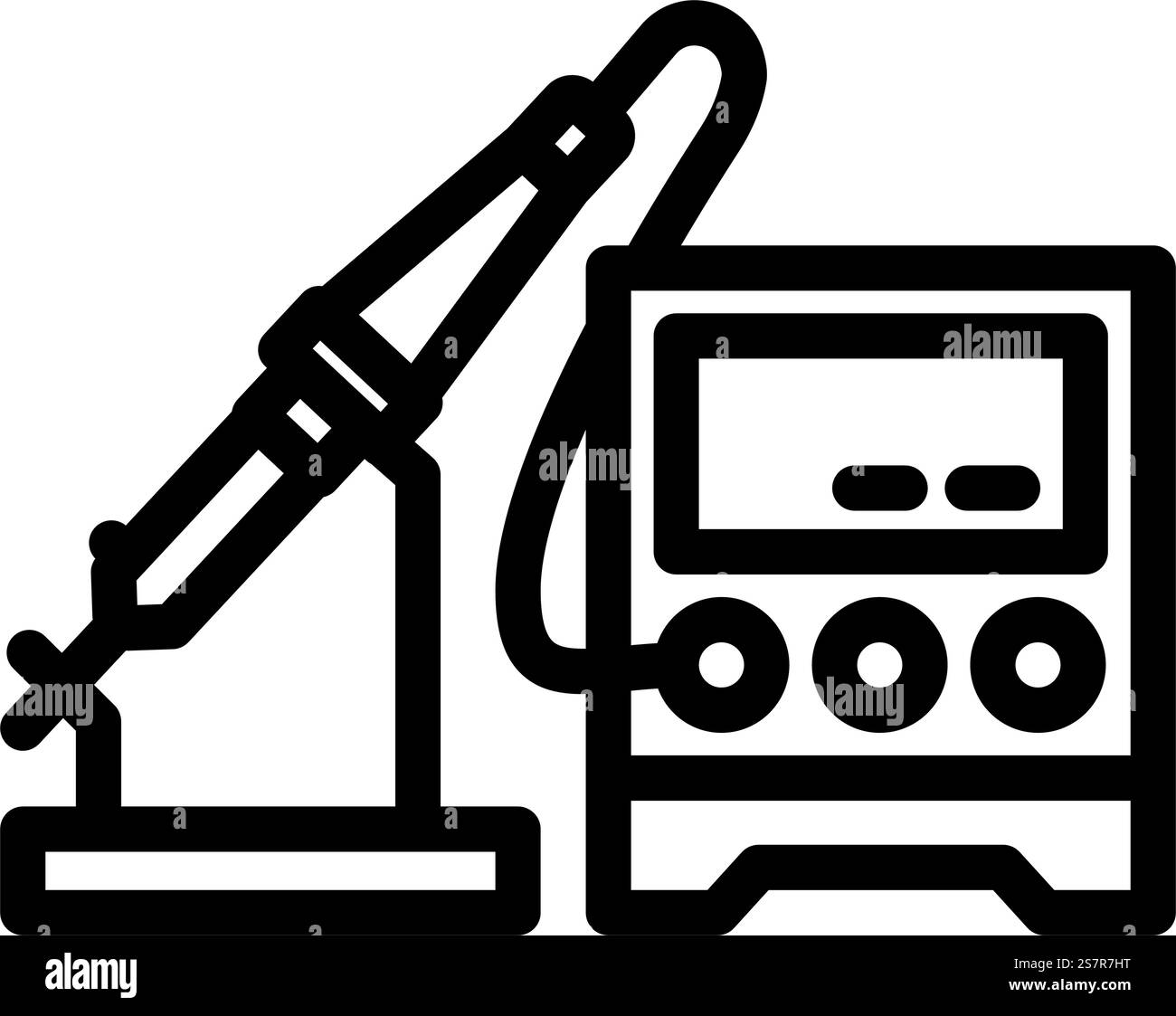 electronic tools electronics line icon vector. electronic tools ...
