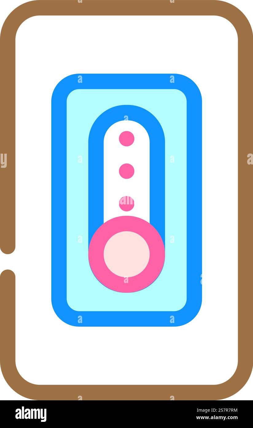 smart dimmer switch home color icon vector. smart dimmer switch home ...