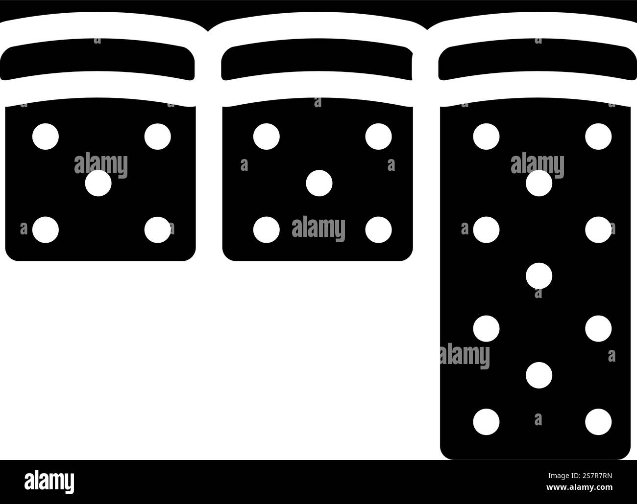 corner sofa top view glyph icon vector. corner sofa top view sign ...