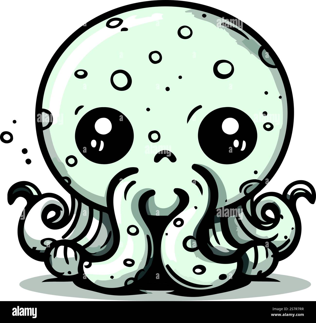 Cute Octopus Cartoon Mascot Character Vector Illustration Stock Vector ...