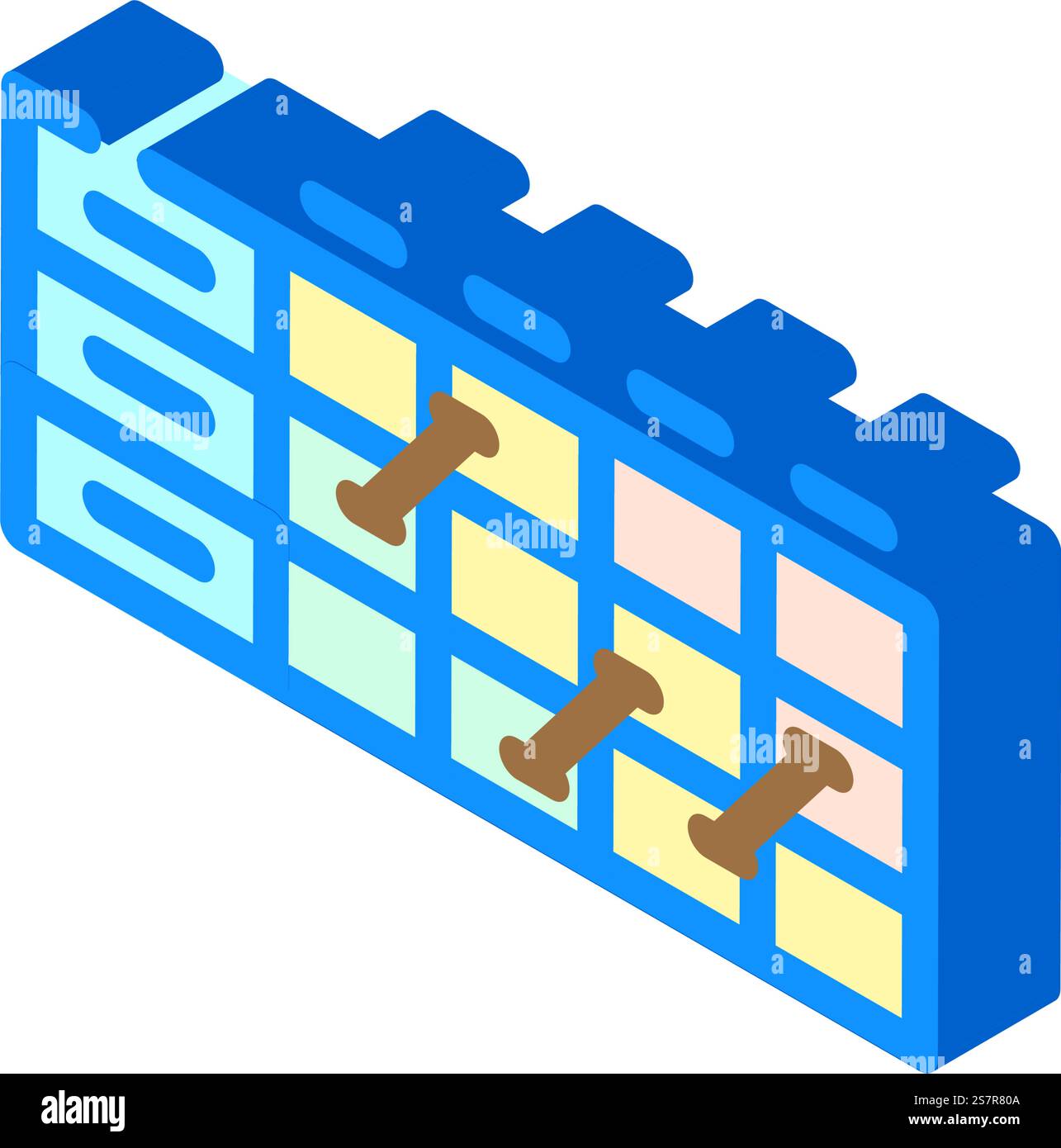 heatmap risk isometric icon vector. heatmap risk sign. isolated symbol ...