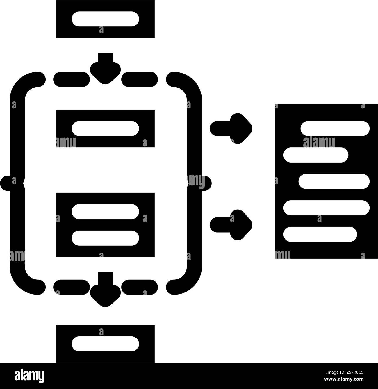 assessment framework risk glyph icon vector. assessment framework risk ...