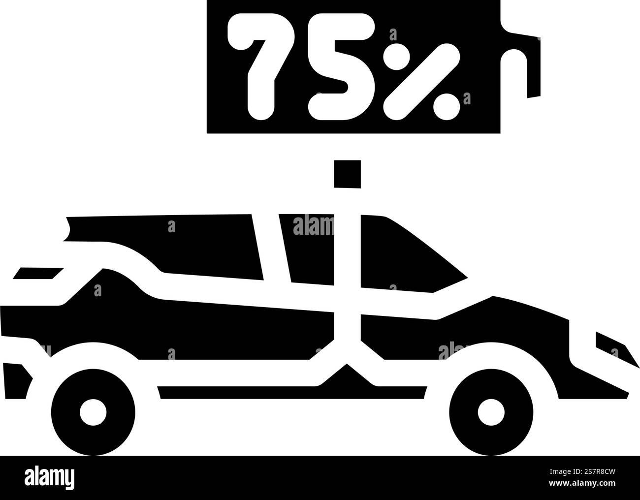 battery indicator electric glyph icon vector. battery indicator ...