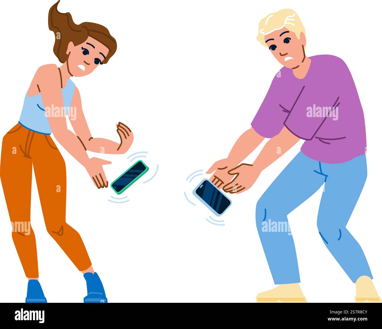 technology dropping phone vector. screen communication, glass smart ...