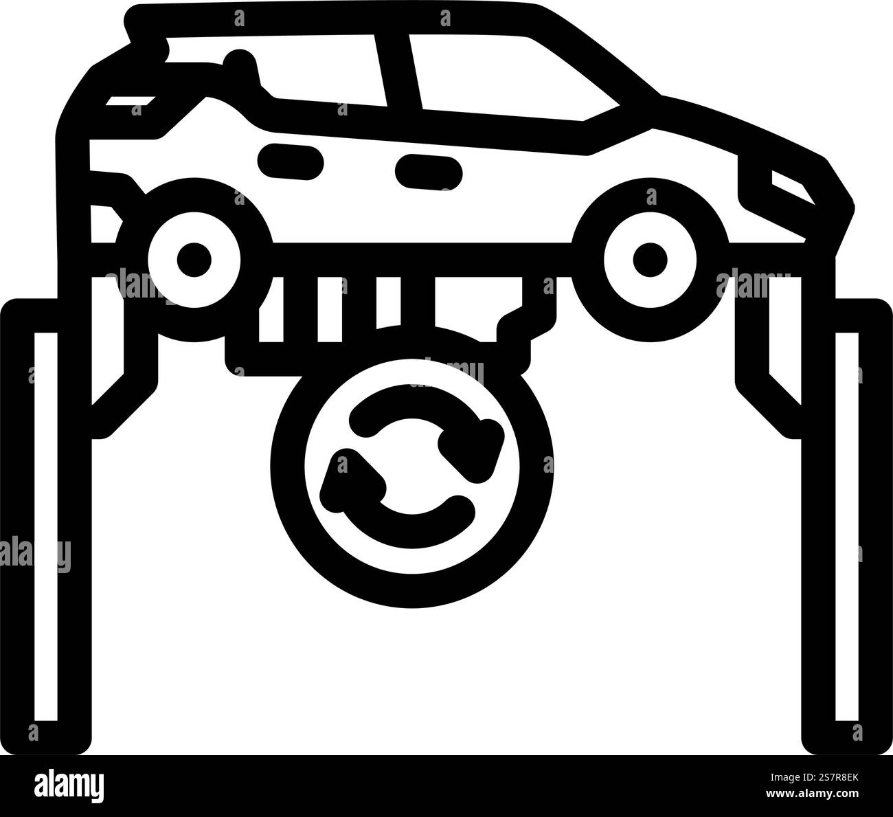 ev maintenance electric line icon vector. ev maintenance electric sign ...