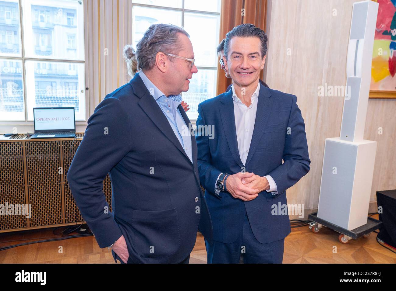 Vienna, Austria. 17th Jan, 2025. Press conference of the Opera Ball ...