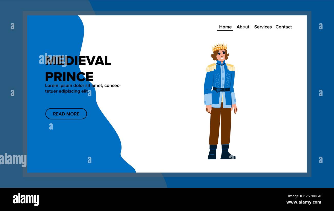 royalty medieval prince vector. vintage historical, ancient history ...