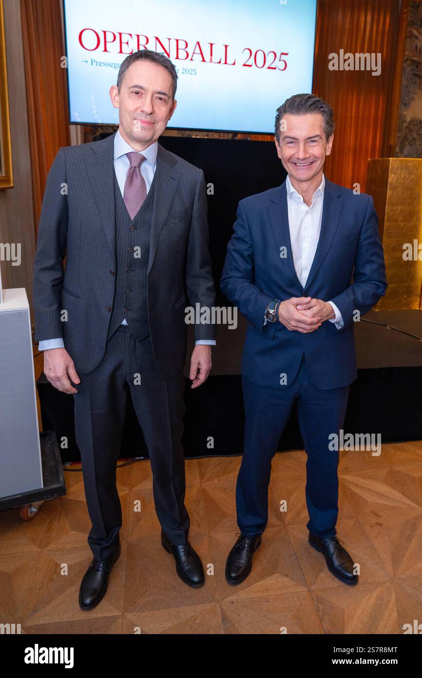 Vienna, Austria. 17th Jan, 2025. Press conference of the Opera Ball ...