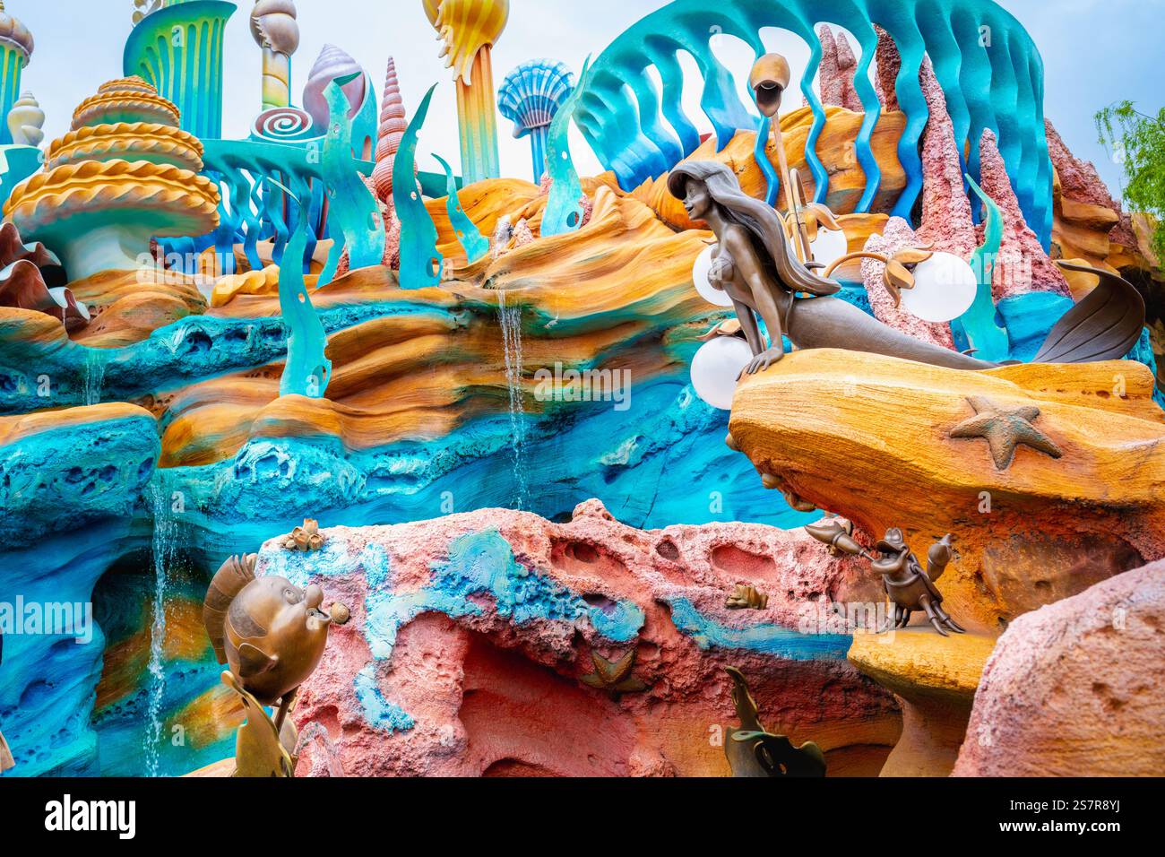 Maihama, Urayasu, Chiba, Japan - APR 18 , 2024: The Little Mermaid ...