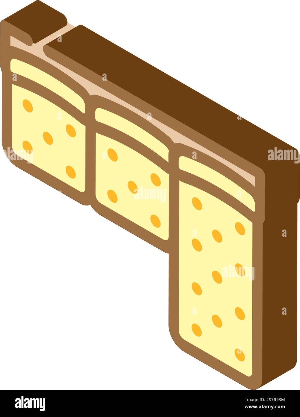 corner sofa top view isometric icon vector. corner sofa top view sign ...