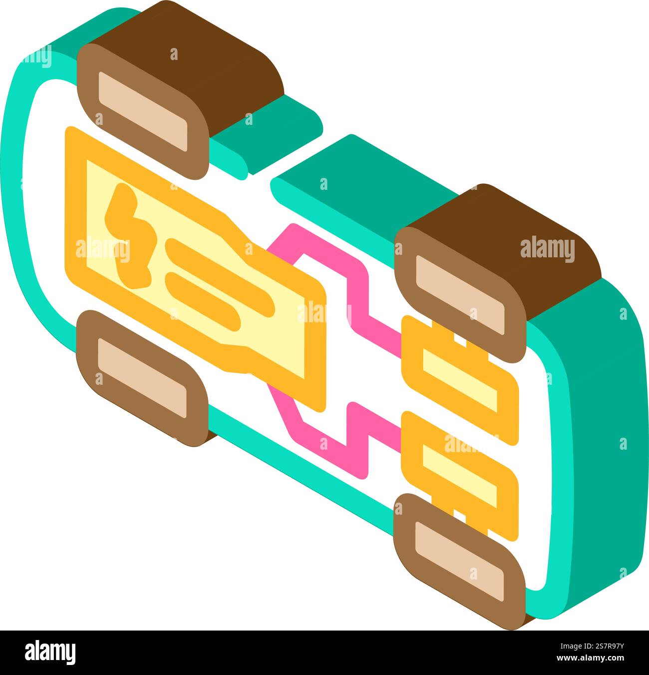 energy transfer electric isometric icon vector. energy transfer ...