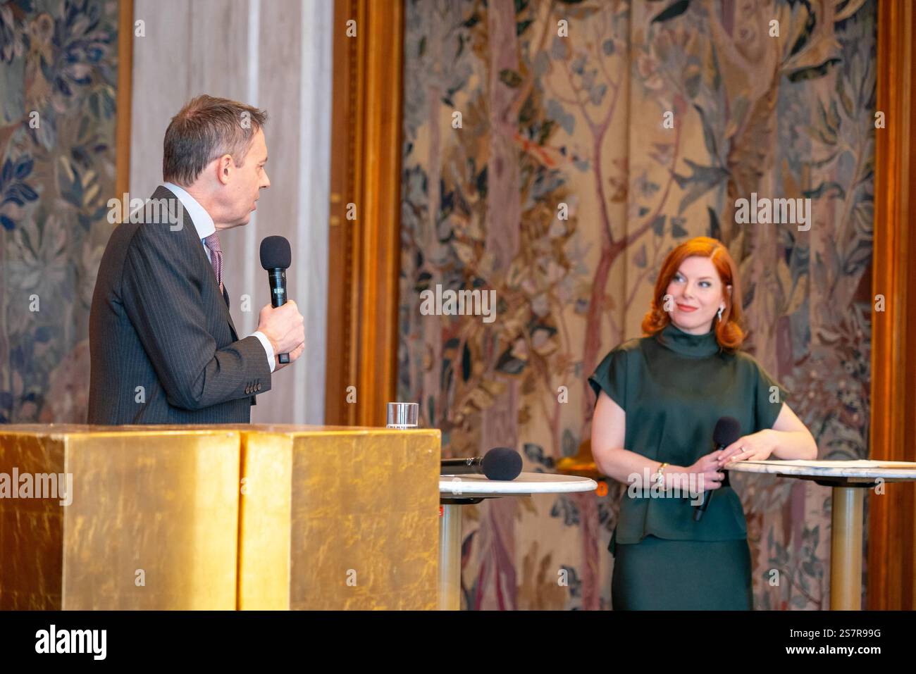 Vienna, Austria. 17th Jan, 2025. Press conference of the Opera Ball ...